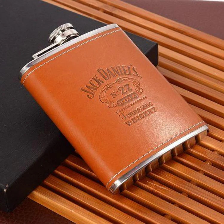 Jack Daniels Flask (Brown) – Modern Yard Official